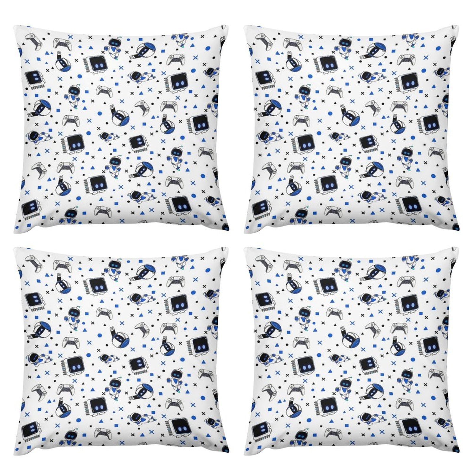 Astrobot And Friends 4 Pcs Cushion Covers Sofa Cushion Covers Short ...