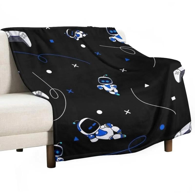 Astrobot pattern Throw Blanket Bed Blankets For Bed ...