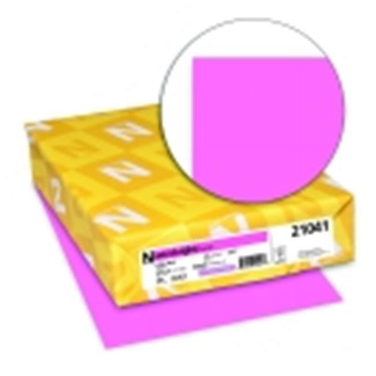 Astrobrights 8.5 x 11 in. Paper Acid-Free Card Stock - Pulsar Pink ...