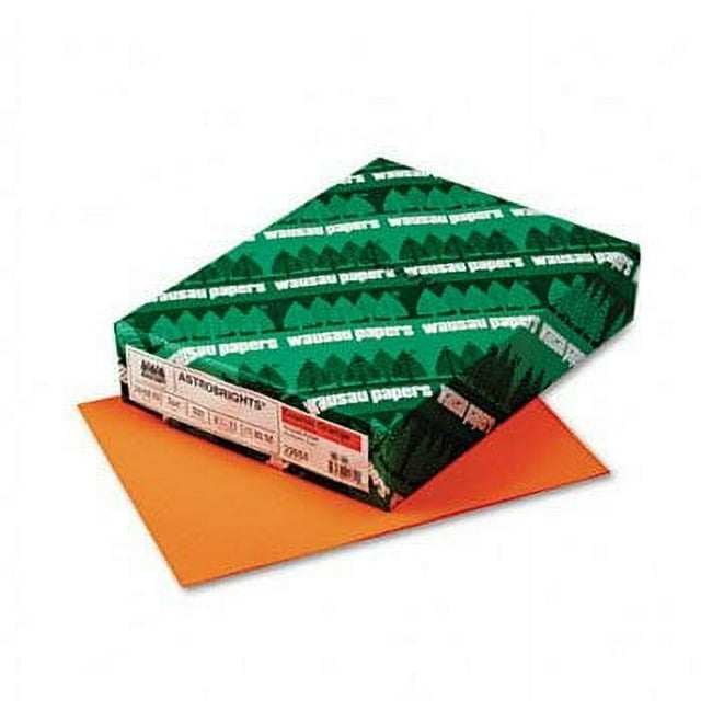 Astrobrights Color Paper, 24 Lb, 8.5 X 11, Cosmic Orange, 500/ream ...