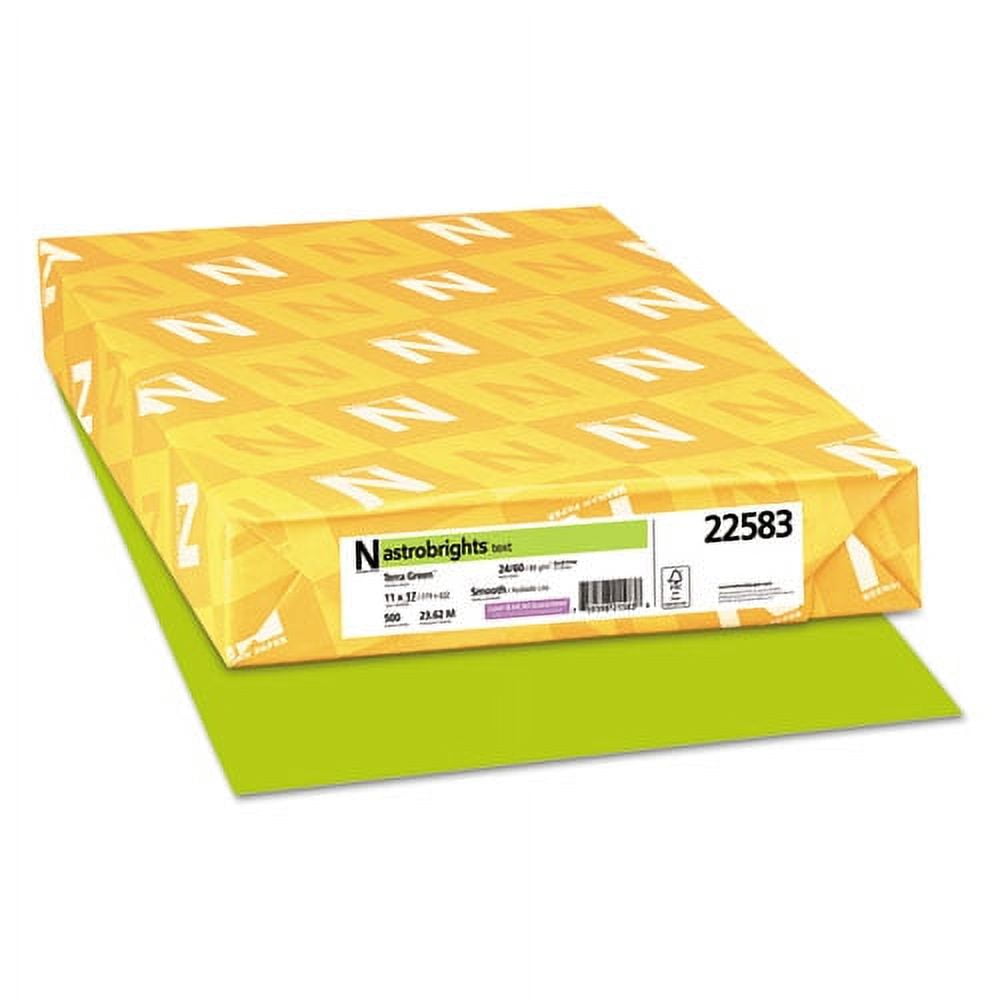Astrobrights Color Paper, 24 lb, 11 x 17, Terra Green, 500/ream ...