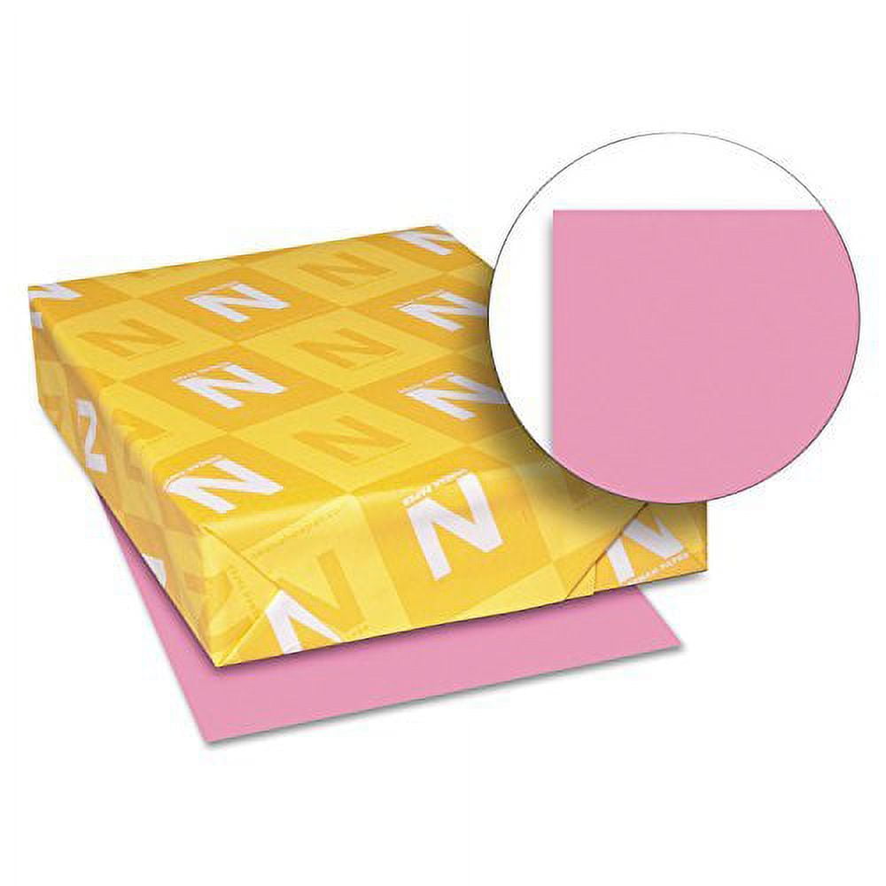 Astrobrights Colored Paper, 24lb, 8-1/2 x 11, Pulsar Pink, 500 Sheets ...