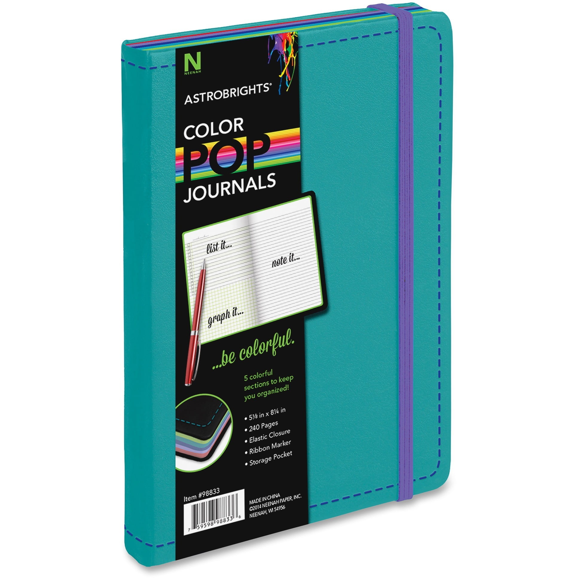 Astrobrights, NEE9883301, Color Pop Journal, 240 / Each - Walmart.com