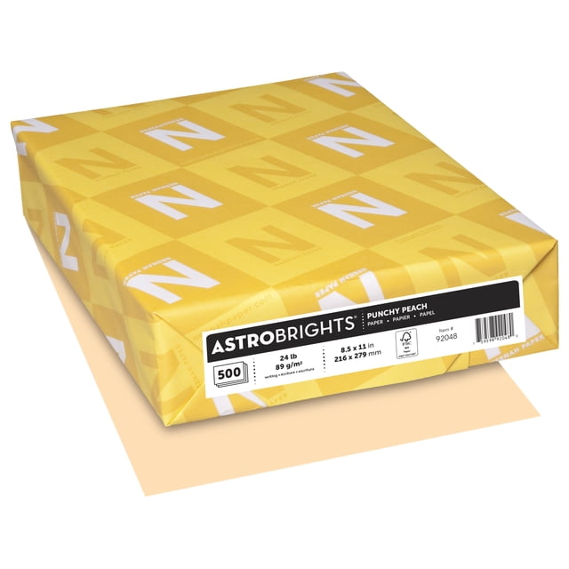 Astrobrights Colored Printer Paper Pack, 8-1/2 x 11 Inches, Punchy ...