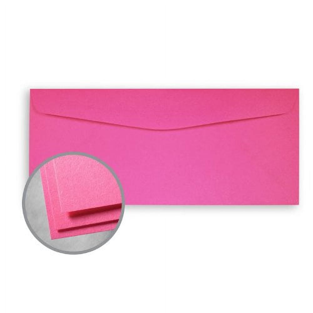 Astrobrights Pulsar Pink Envelopes - No. 10 Commercial (4 1/8 x 9 1/2 ...