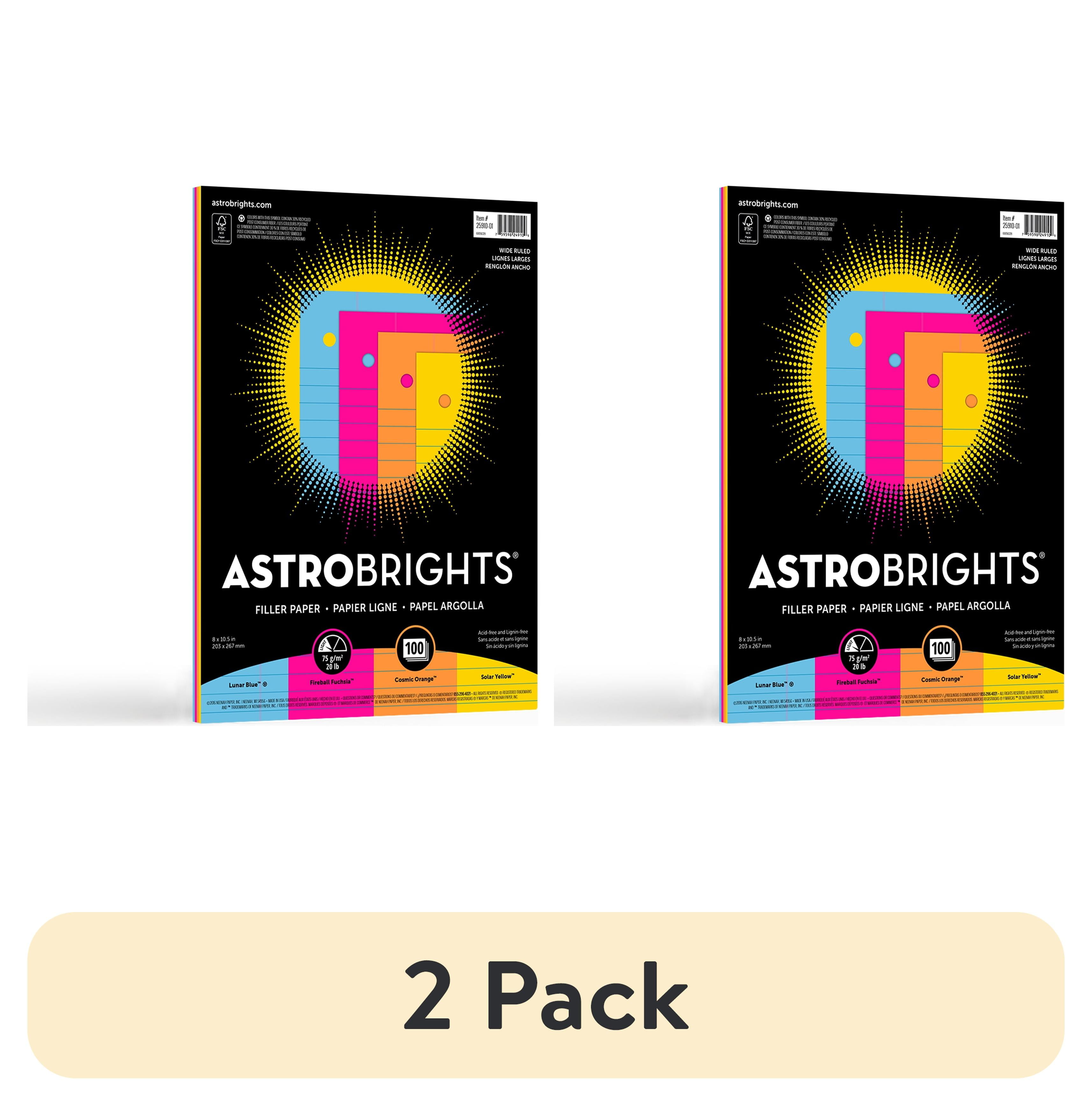Customer reviews for (2 pack) Astrobrights Wide Ruled Filler Paper, 4 ...