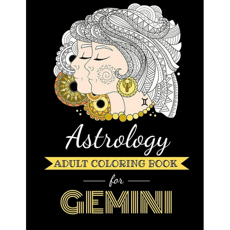 gemini coloring book