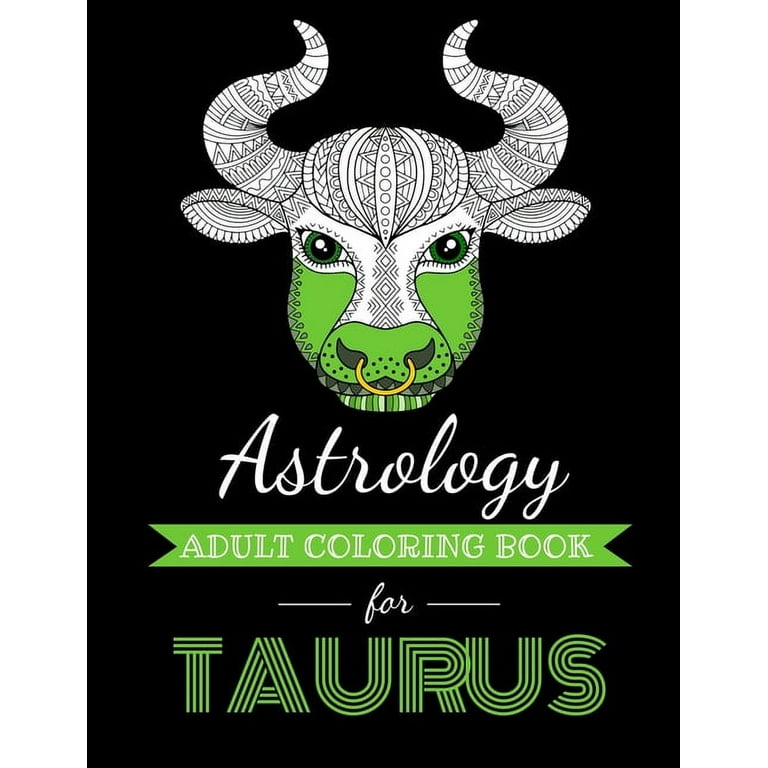 taurus coloring pages for adults