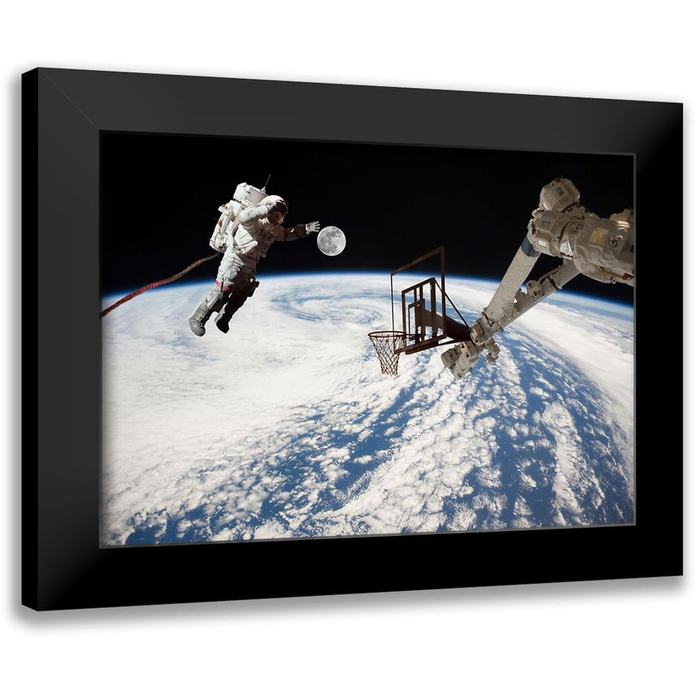 Astrolabs 24x18 Black Modern Framed Museum Art Print Titled - Spaceball ...