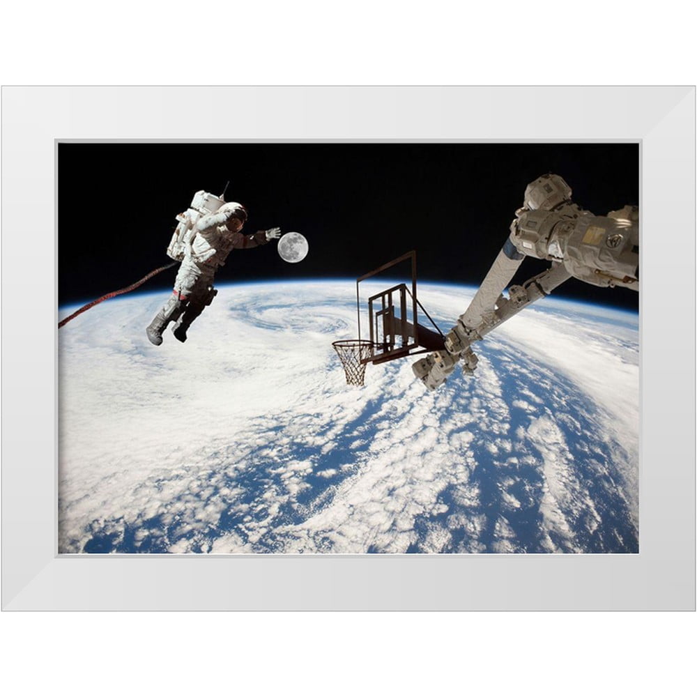 Astrolabs 32x24 White Modern Wood Framed Museum Art Print Titled ...