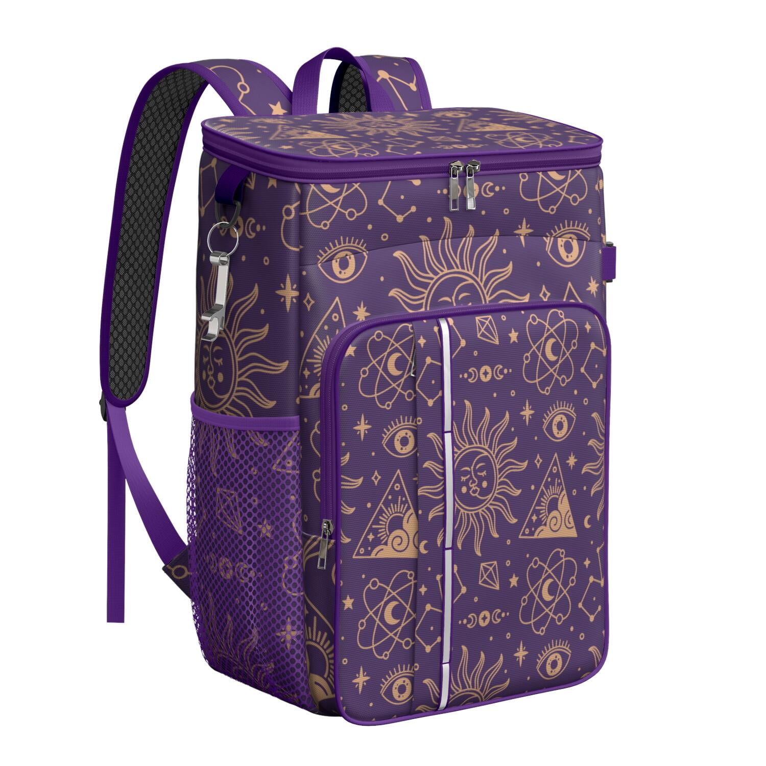 Astrological Moon and Star Backpack Cooler – Leakproof Insulated Lunch ...
