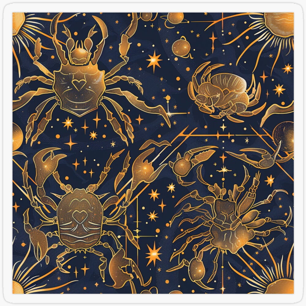 Astrological Sign Cancer Sticker Kir-5843 - Walmart.com