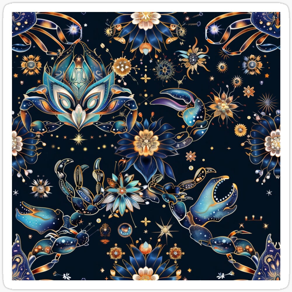 Astrological Sign Cancer Sticker Kir-5847 - Walmart.com