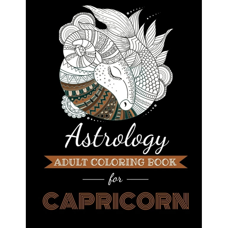 capricorn coloring book