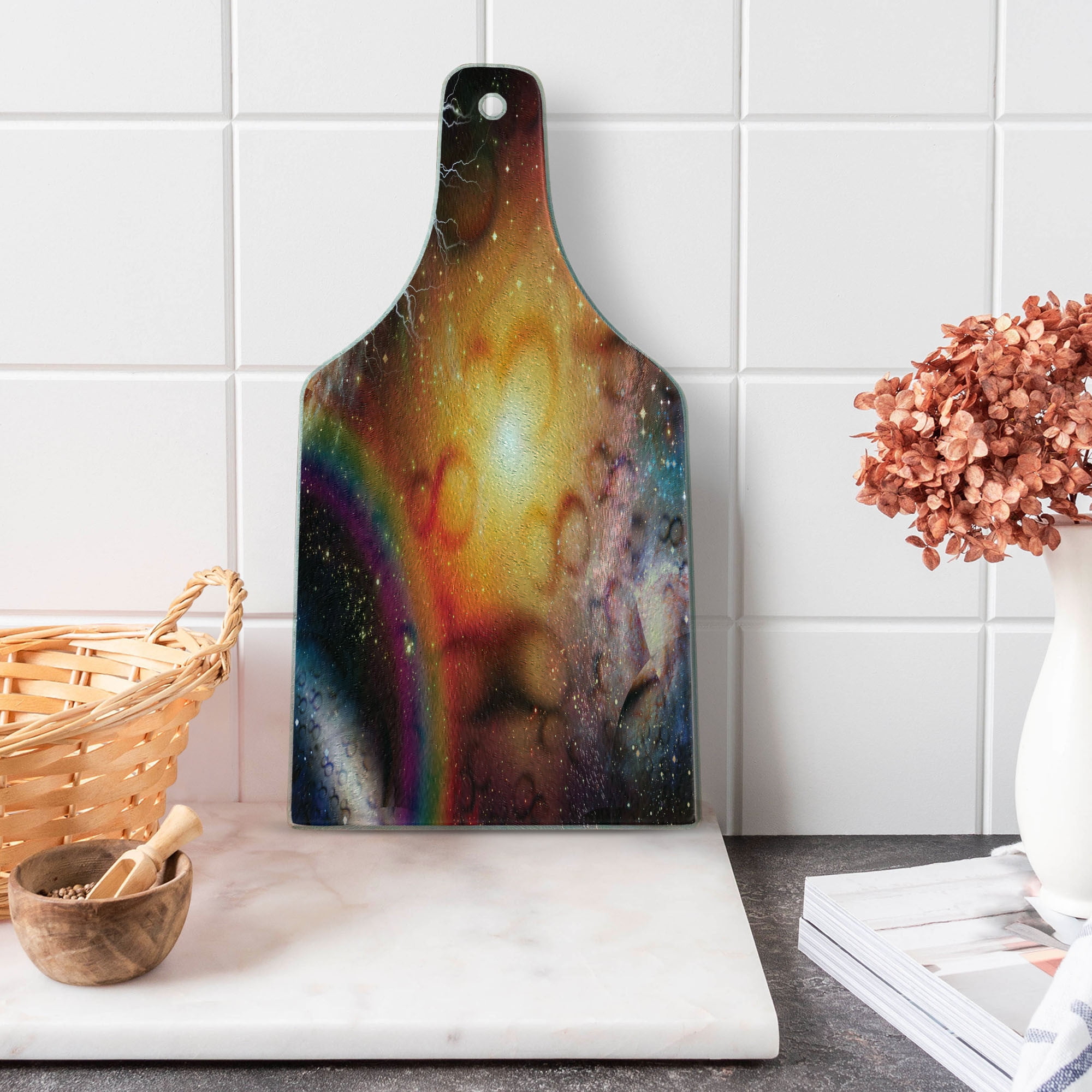 Astrology Cutting Board, Abstract Astral Illustration of the Universe ...
