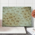 Astrology Cutting Board, Abstract Astrological Zodiac Signs Grunge ...