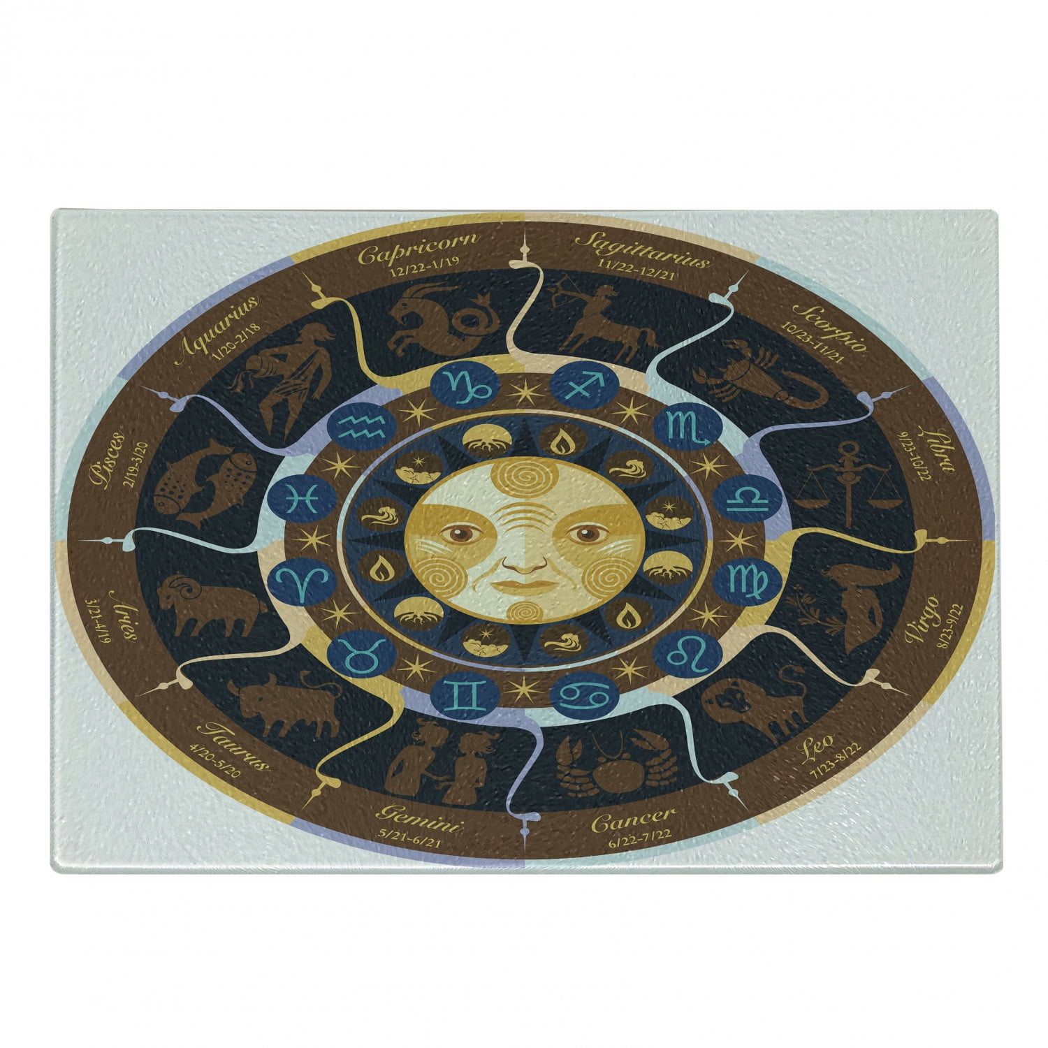 Astrology Cutting Board, Aries Taurus Gemini Cancer Leo Virgo Libra ...