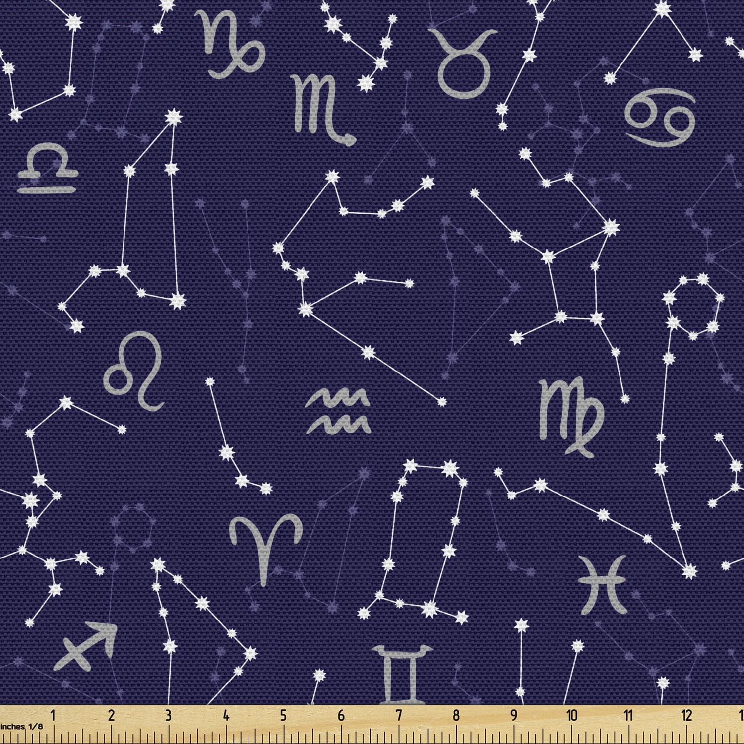 Ambesonne Astrology Fabric by the Yard Upholstery, Zodiac ...