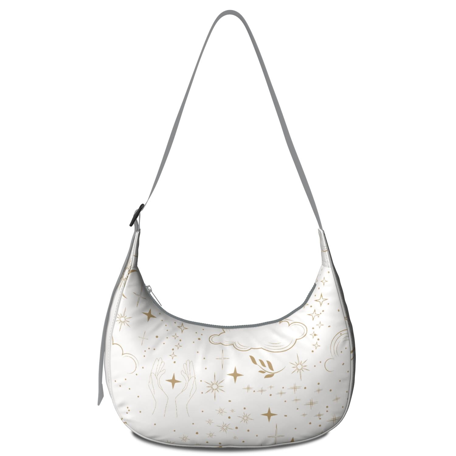 Astrology Gothic Celestial Crossbody Bag, Sun Moon Print, Starry Night ...