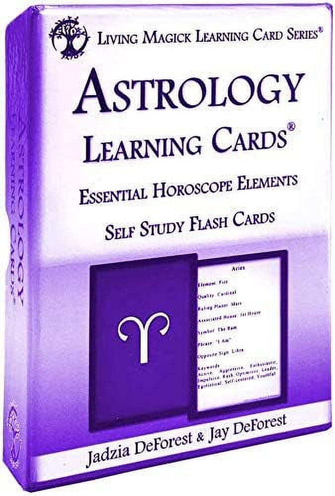 Astrology Learning Cards - Self Study Flash Cards - Living Magick ...