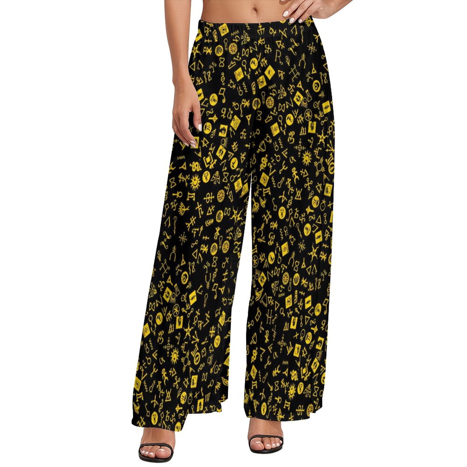 Astrology Pants High Waist Starry-Eyed Surprise Modern Trousers ...