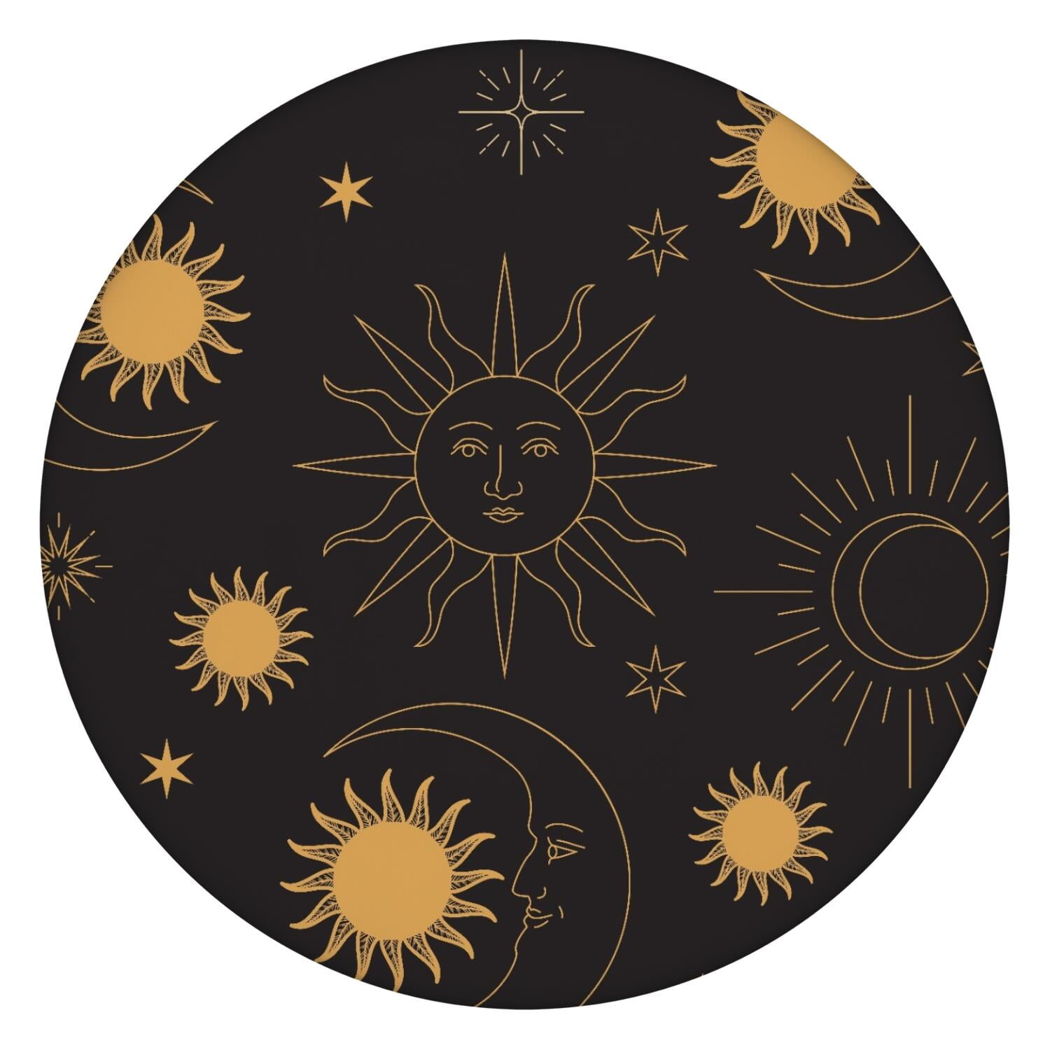 Astrology Print Fitted Table Cover - Celestial Starry Night Design 100% ...