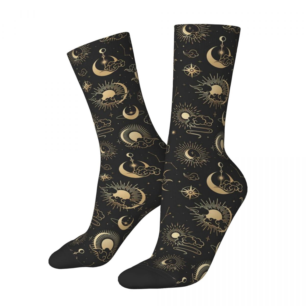 Astrology Print Socks Alchemy Symbols Funny Stockings Autumn Non Slip ...