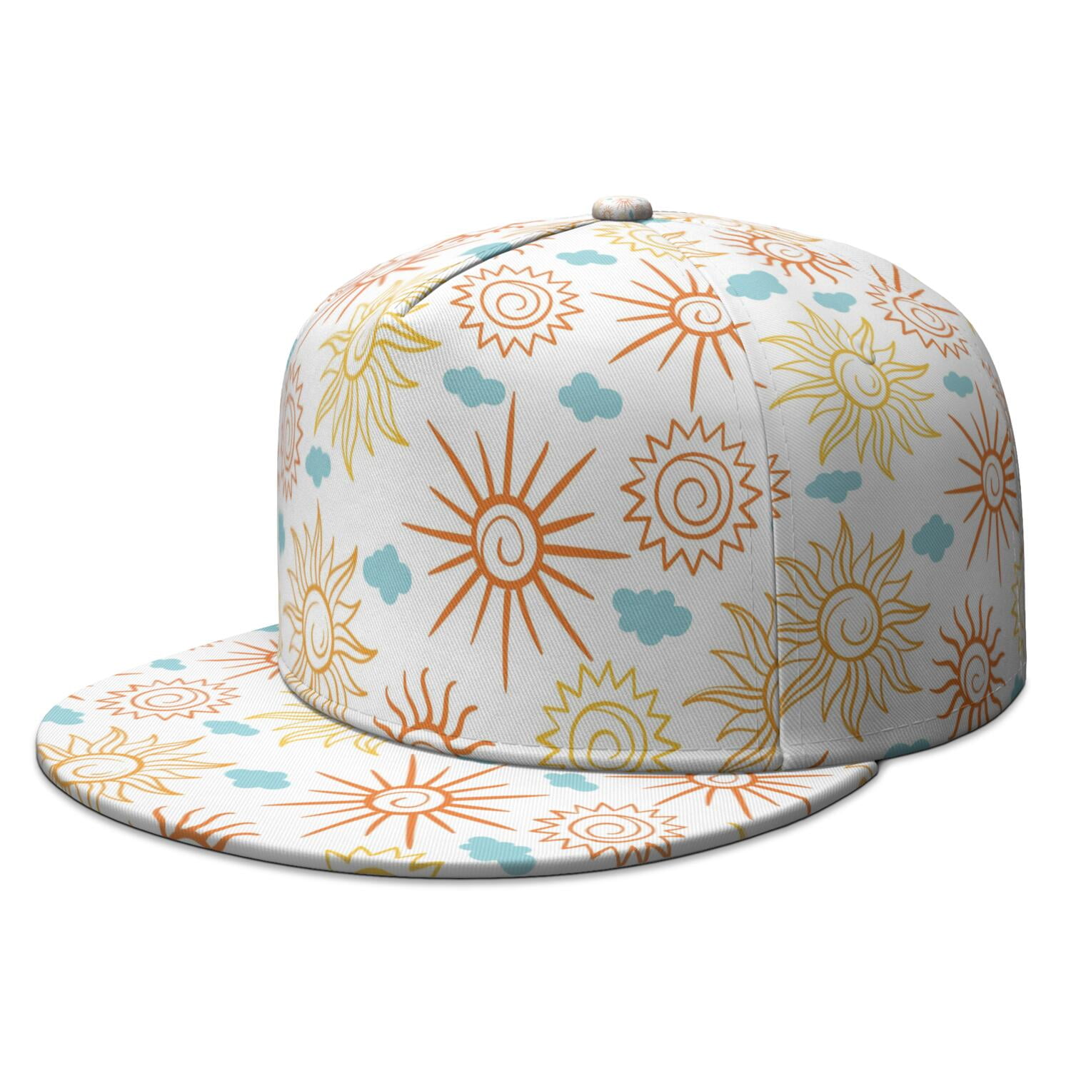 Astrology Snapback Hat – Zodiac Flat Brim Cap, Mystical Design for ...