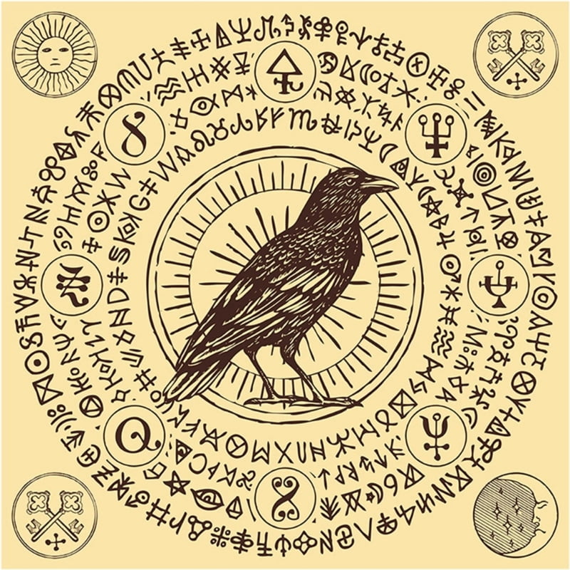 Astrology Tarots Table Altar Cloth Metaphysical Board Game Mat ...