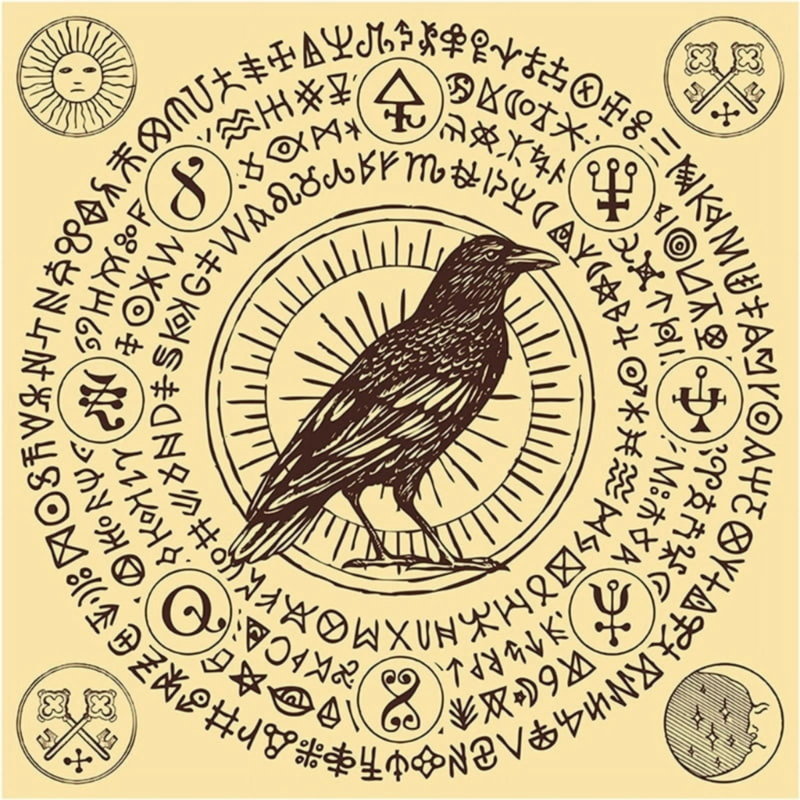 Astrology Tarots Table Altar Cloth Metaphysical Board Game Mat ...