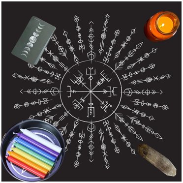 Square Shape Pendulums Mat Altar Tablecloth Board Game Card Pad Table ...