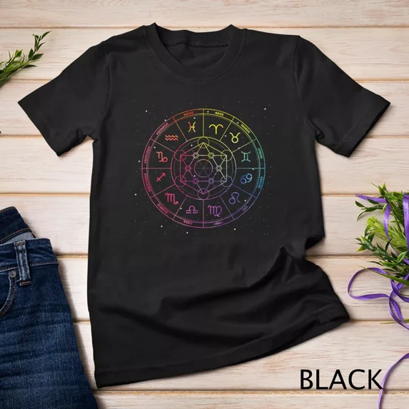Astrology Zodiac Constellation Star Sign Art Unisex T-Shirt, S-5XL ...