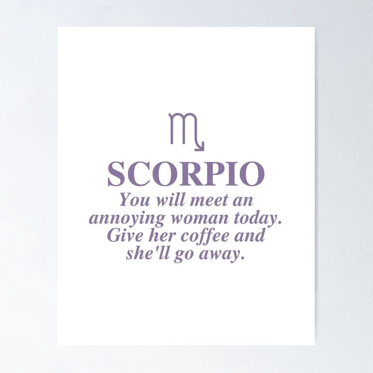 Astrology Zodiac Sign Typography Wall Art Minimalist Room Decor ...