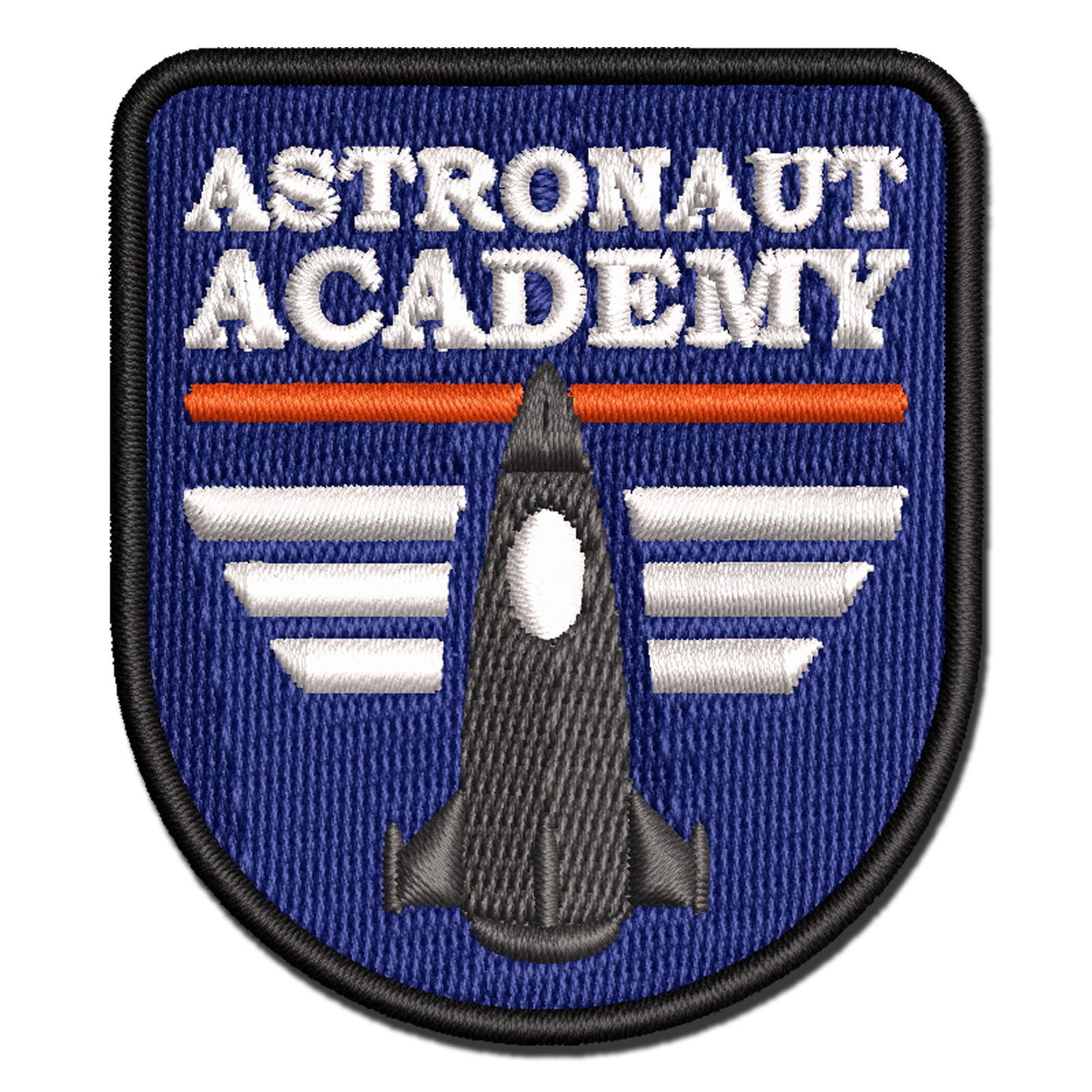 Astronaut Academy Spacecraft Applique Multi-Color Embroidered Hook ...