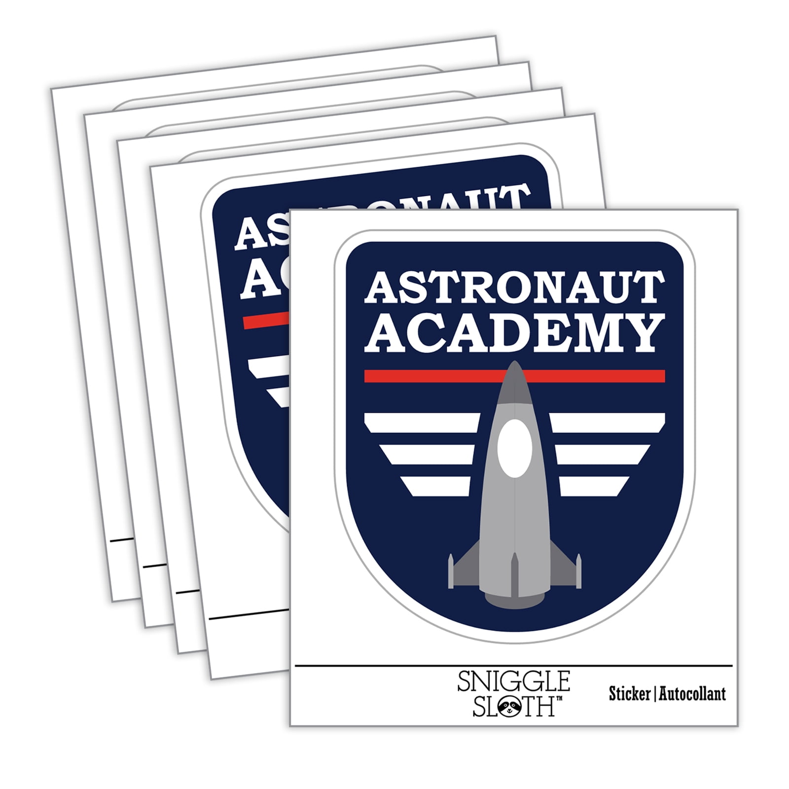 Astronaut Academy Spacecraft Car Window Bumper Water Bottle Phone ...