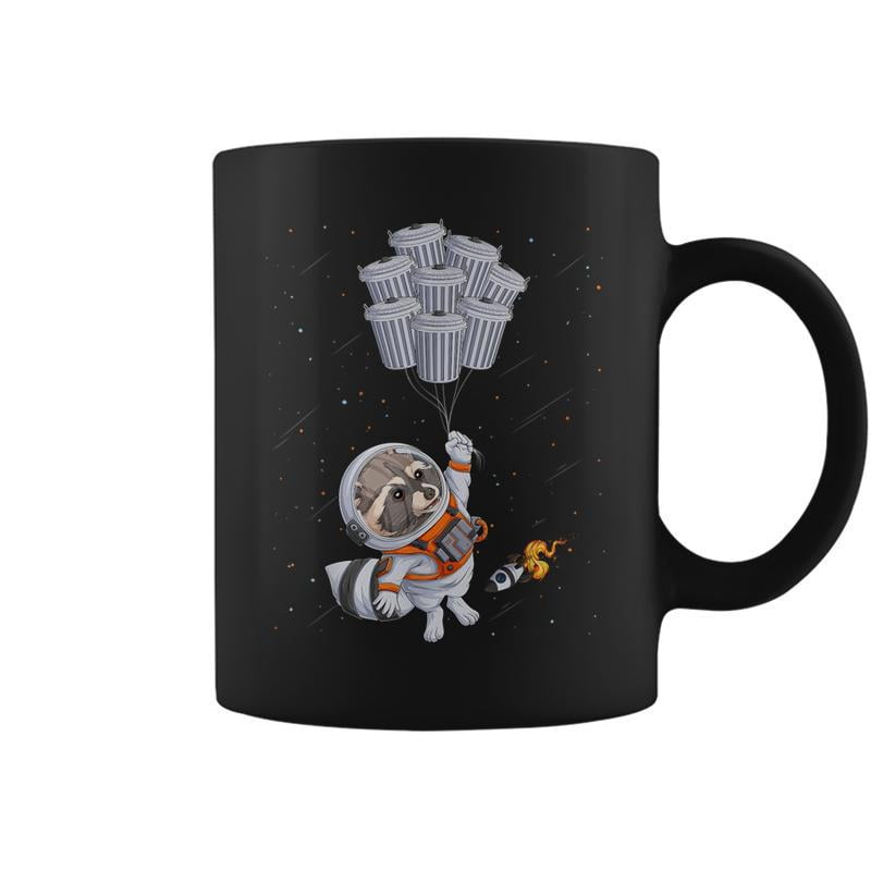 Astronaut Animal Raccoon Moon Trash Cans Space Coffee Mugs - Walmart.com