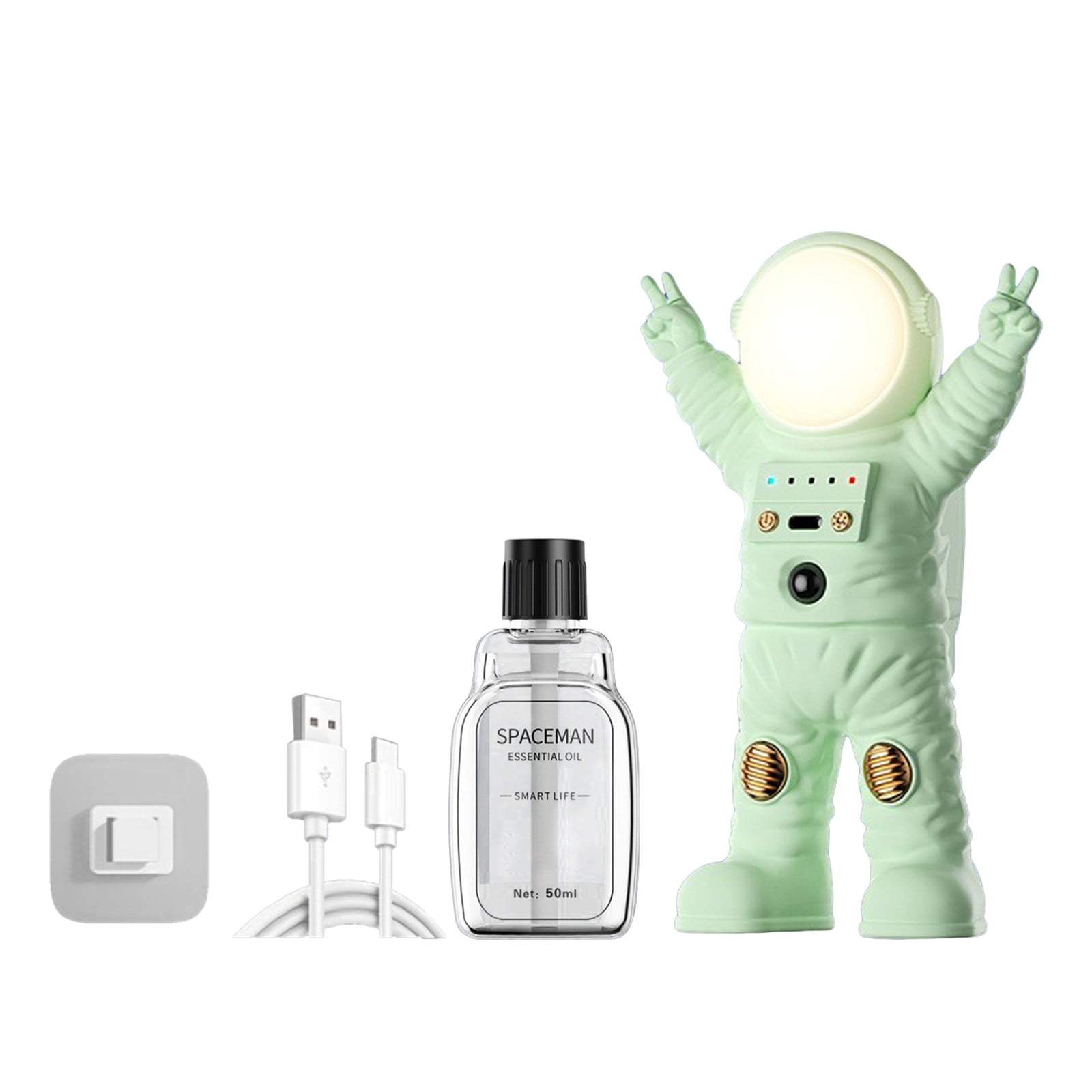 Astronaut Aromatherapy Diffuser With LED Night Light. Desktop Wall ...