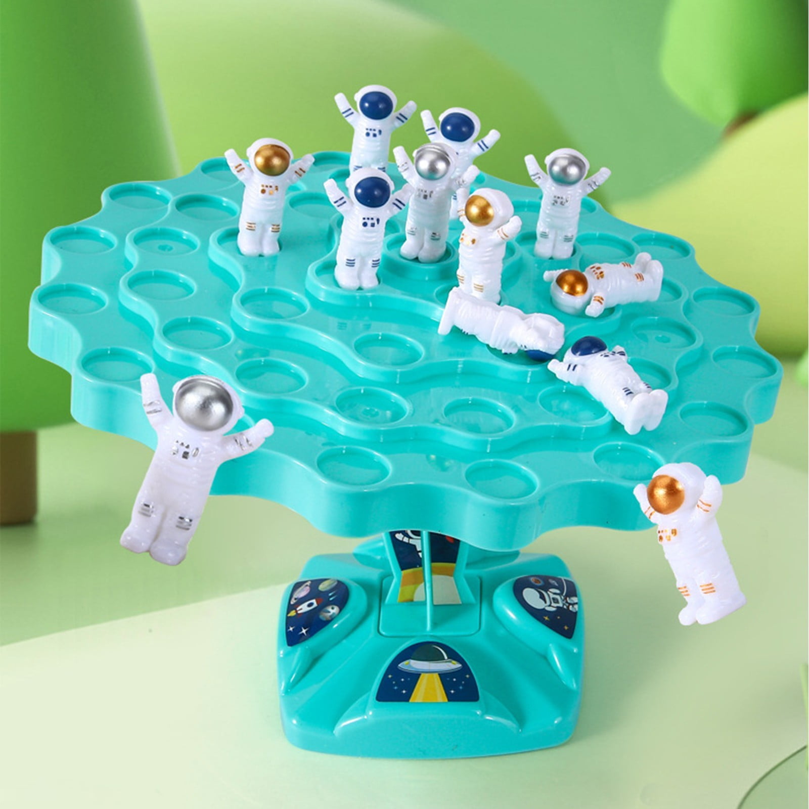 Astronaut Balance Tree Game Toy Puzzle Early Educational Interactive Balance Tree Counting Game
