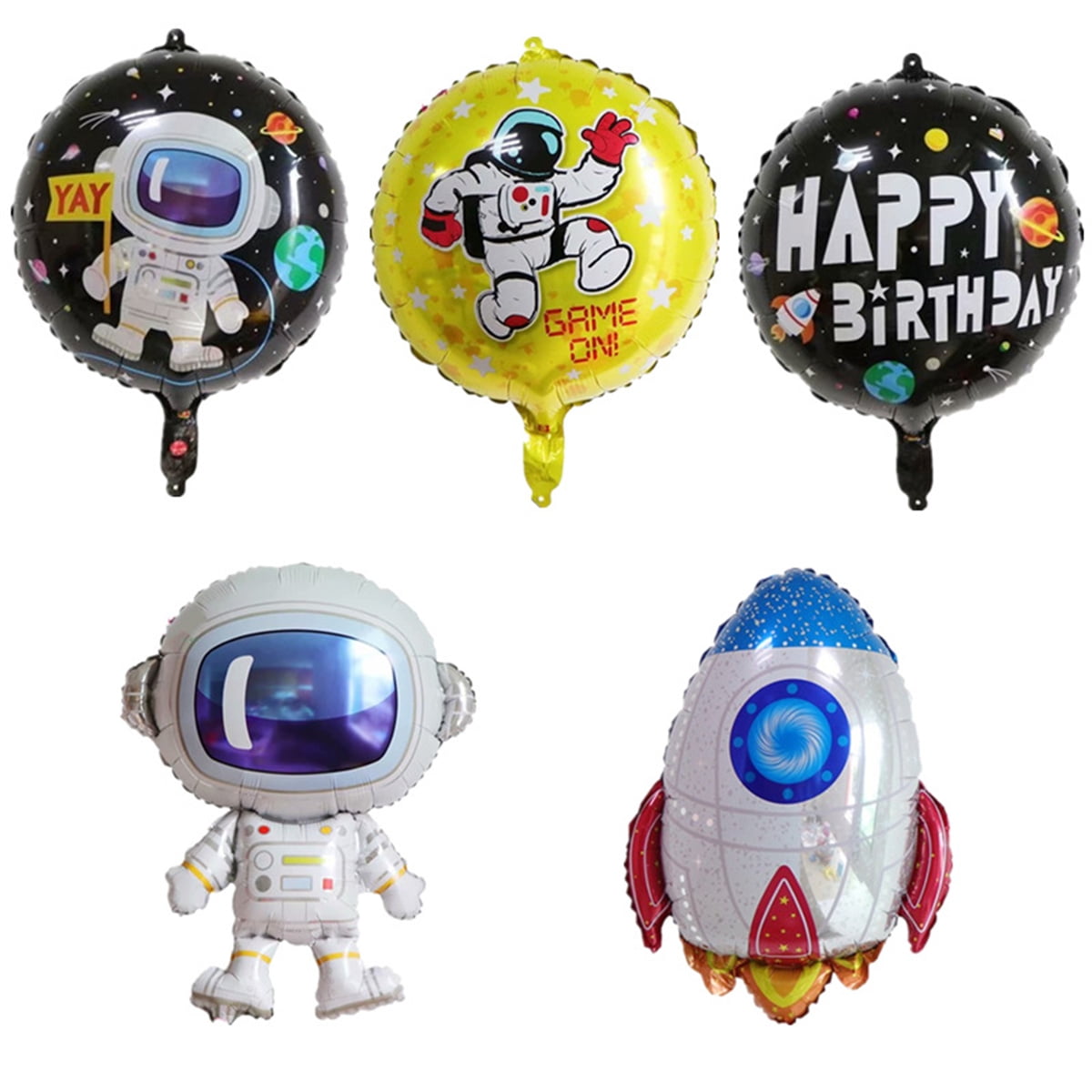Astronaut Balloon Outer Space Party Rocket Foil Balloons Galaxy Theme ...