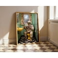 Astronaut Bathroom Wall Art Retro Space Toilet, Unframed Poster ...