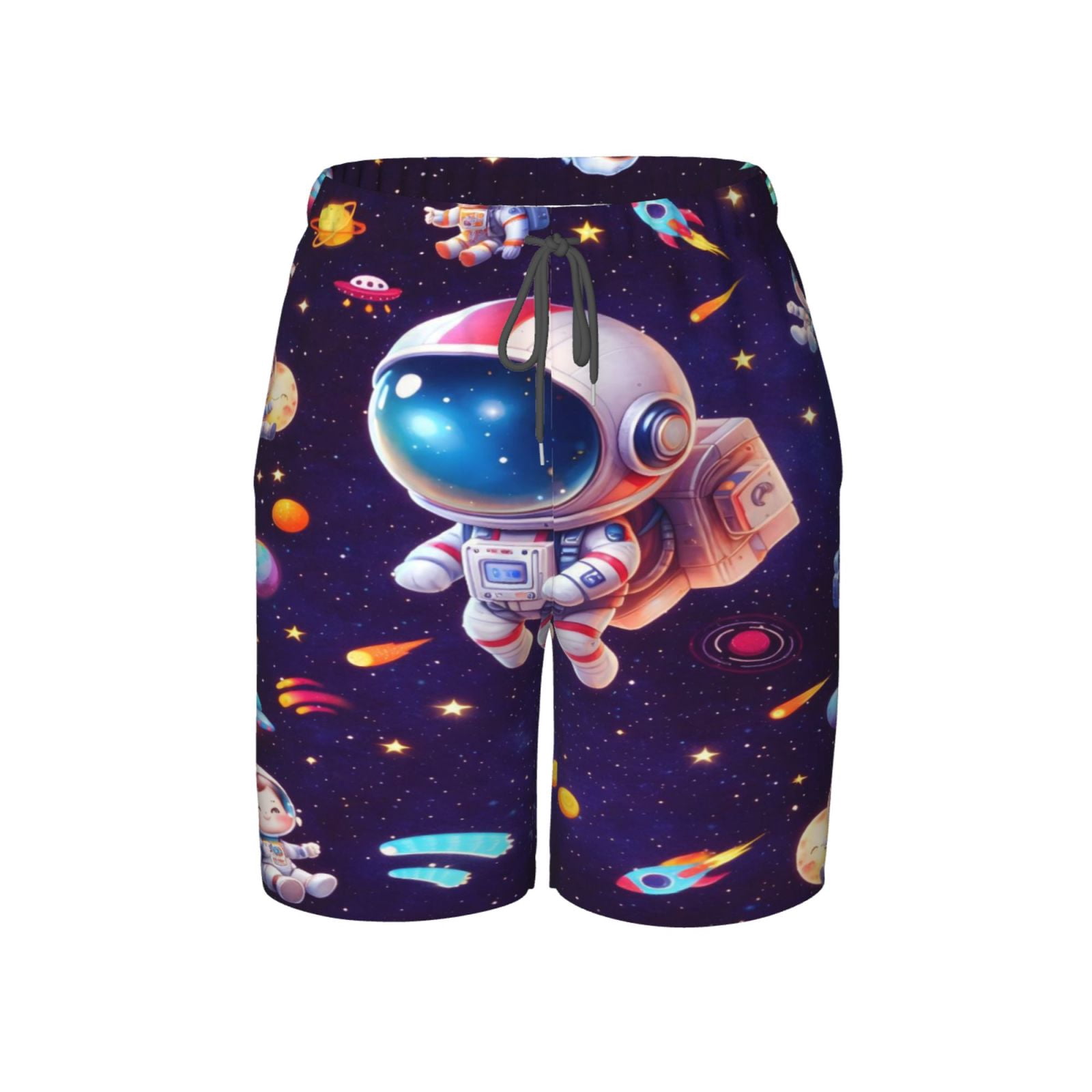 Astronaut Beach Pants Lightweight Teen Shorts with Mesh Lining and ...