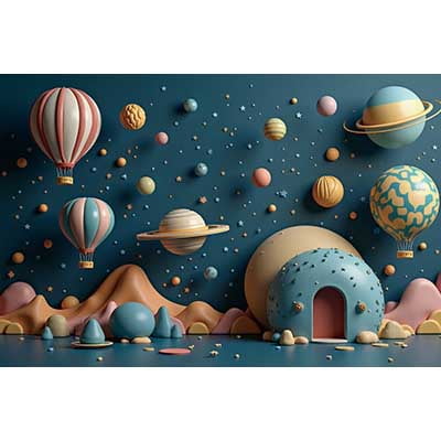Astronaut Birthday Background Photography Universe Interstellar Travel ...