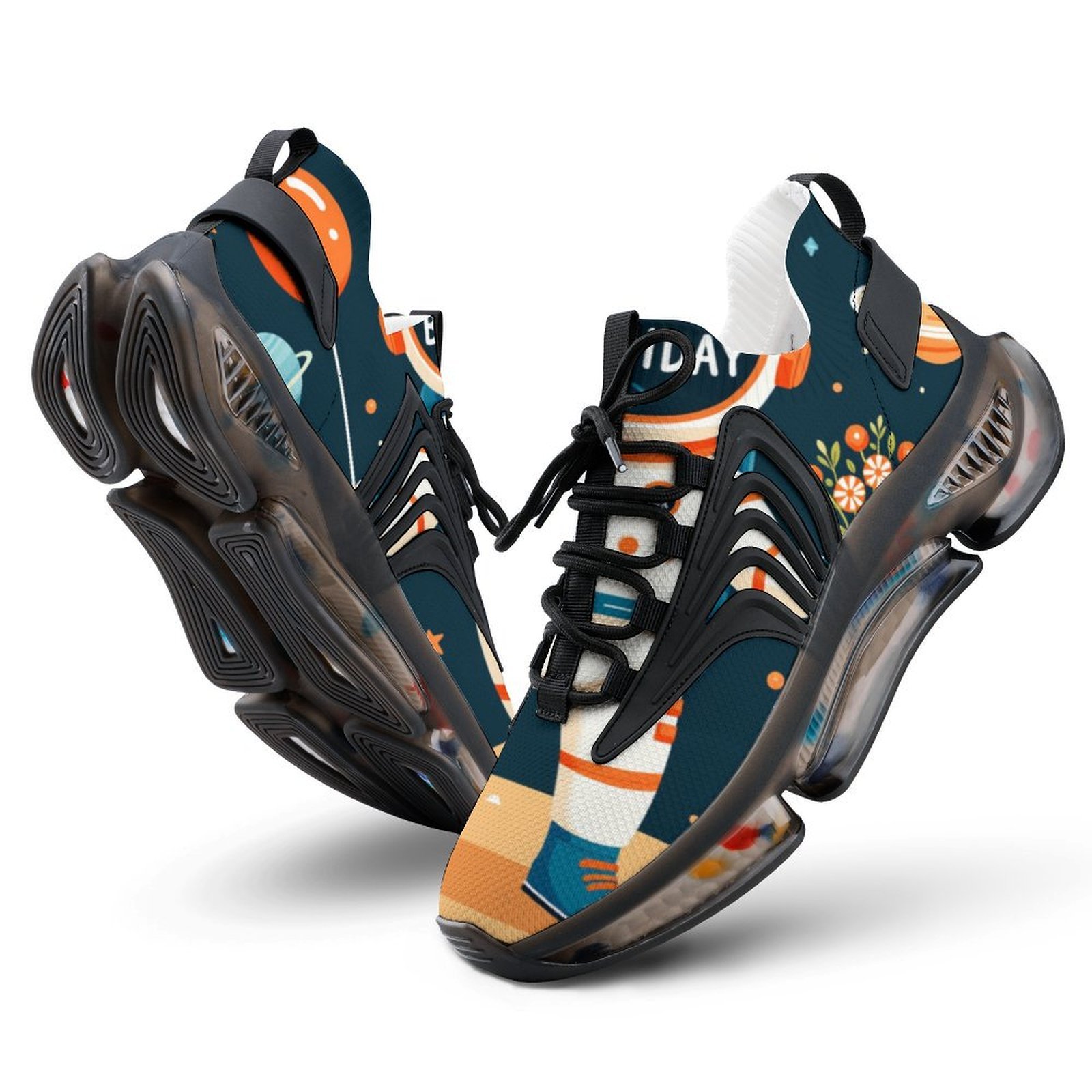 Astronaut Birthday Space Fun Walking Shoes for Men Woman Lightweight ...
