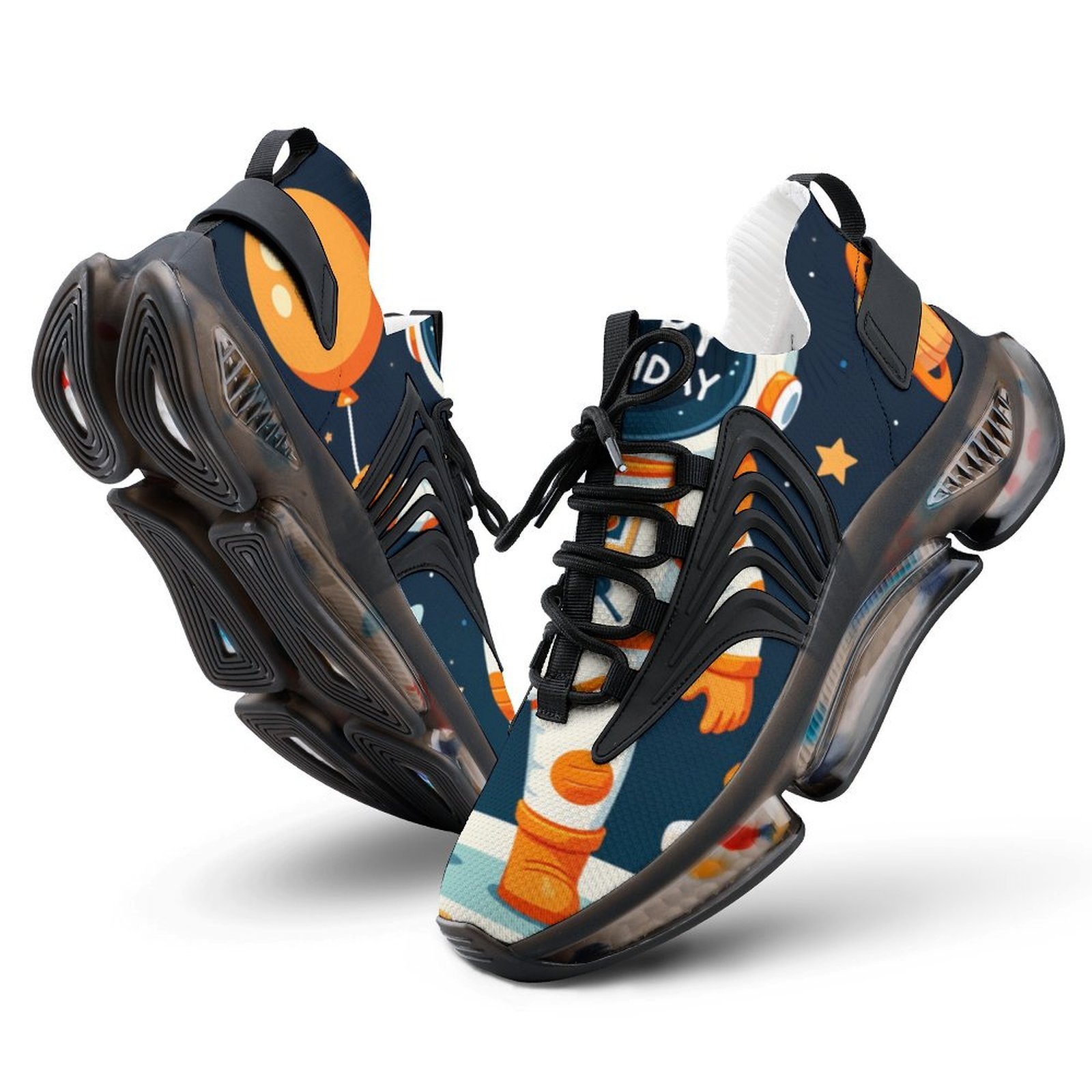 Astronaut Birthday in Outer Space Walking Shoes for Men Woman ...