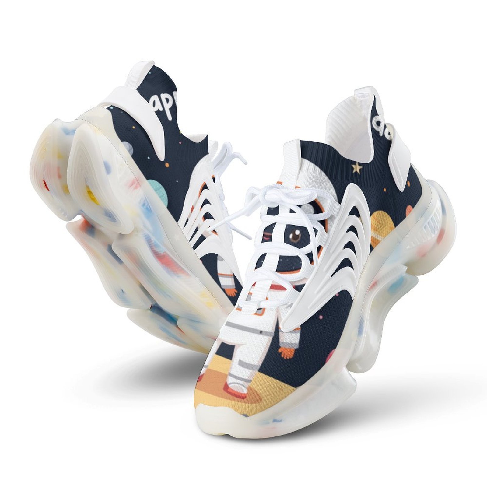Astronaut Birthday in Outer Space Walking Shoes for Men Woman ...
