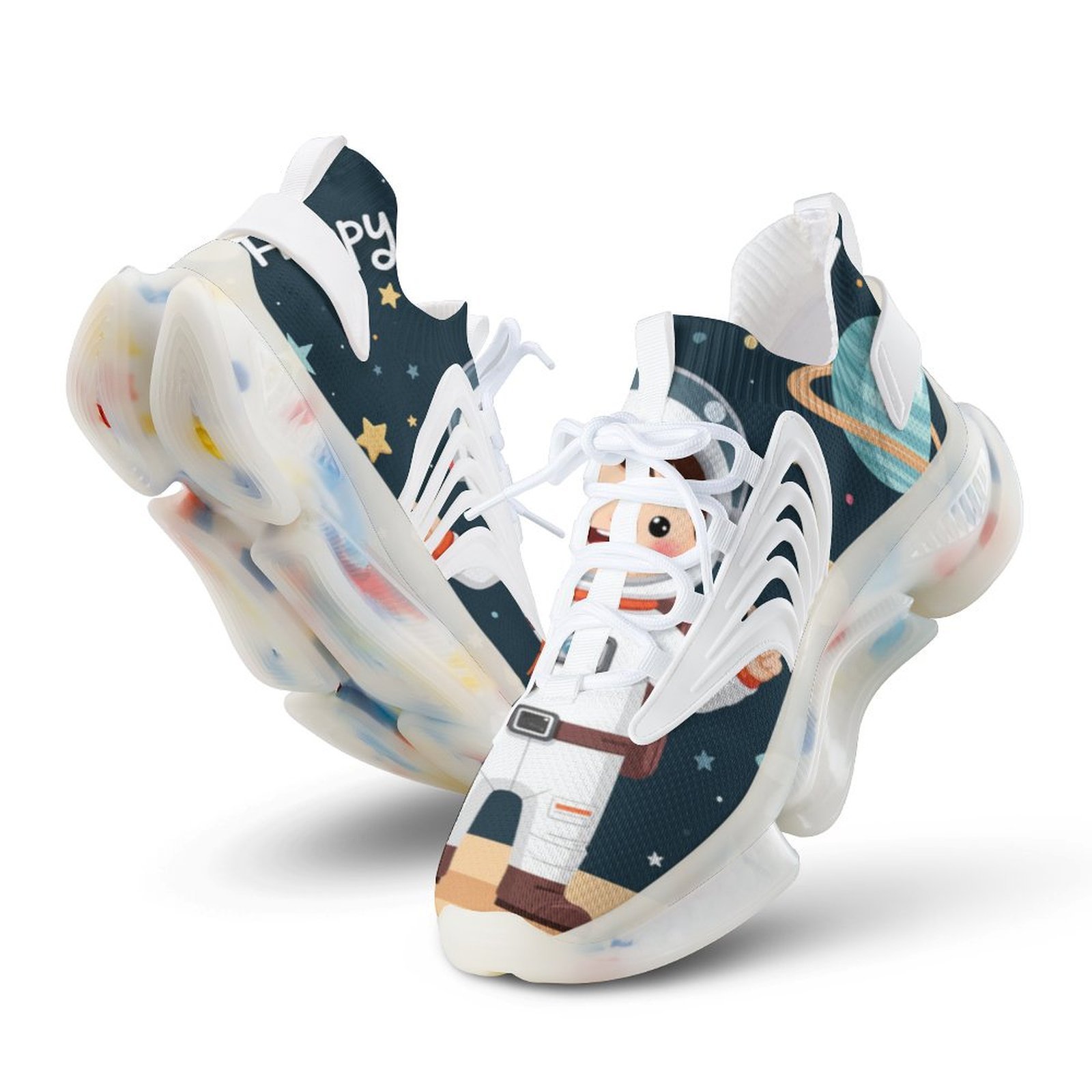 Astronaut Birthday in Space Walking Shoes for Men Woman Lightweight ...