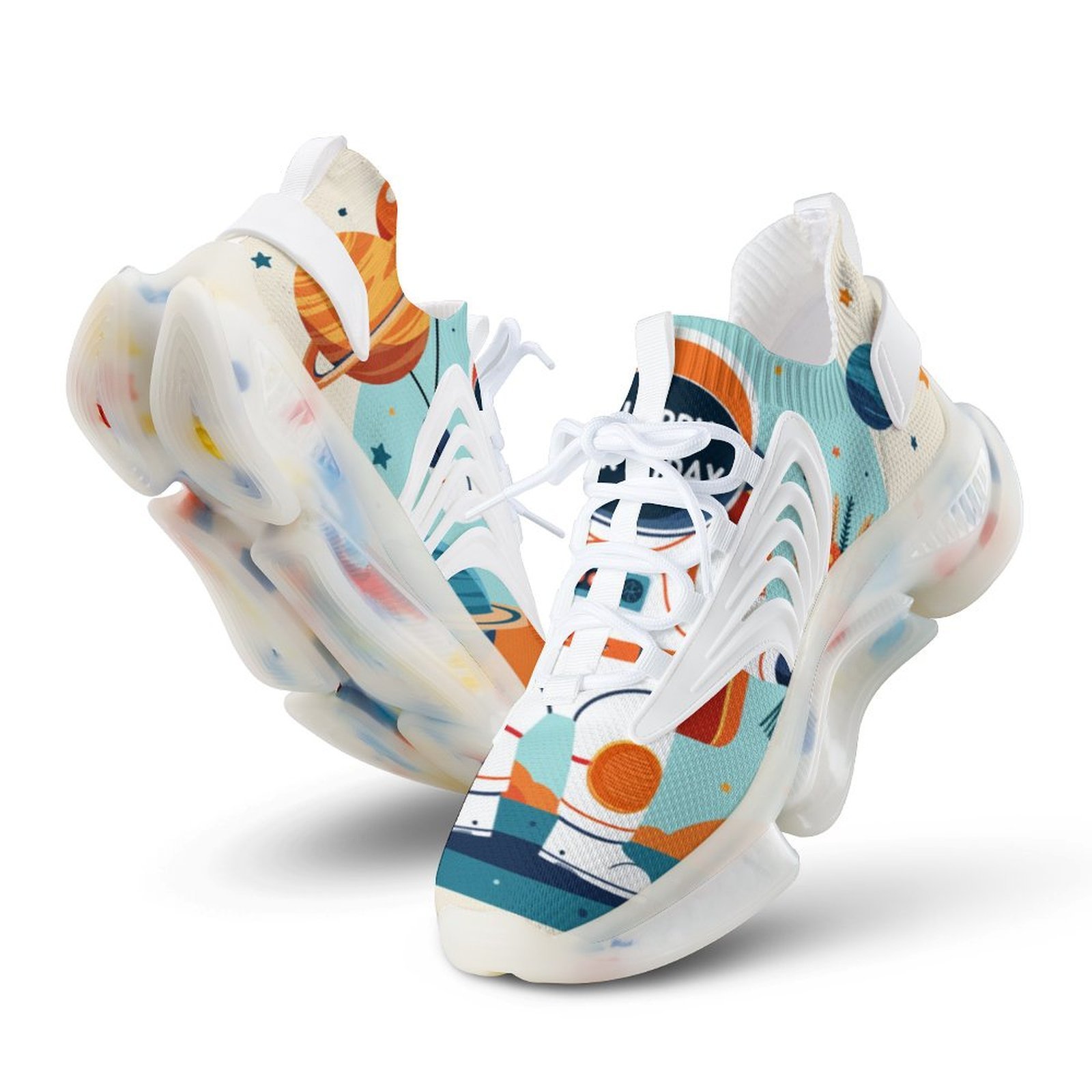 Astronaut Birthday in Space Walking Shoes for Men Woman Lightweight ...