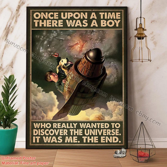 Astronaut A Boy Who Really Wanted To Discover The Universe Dog Sky ...