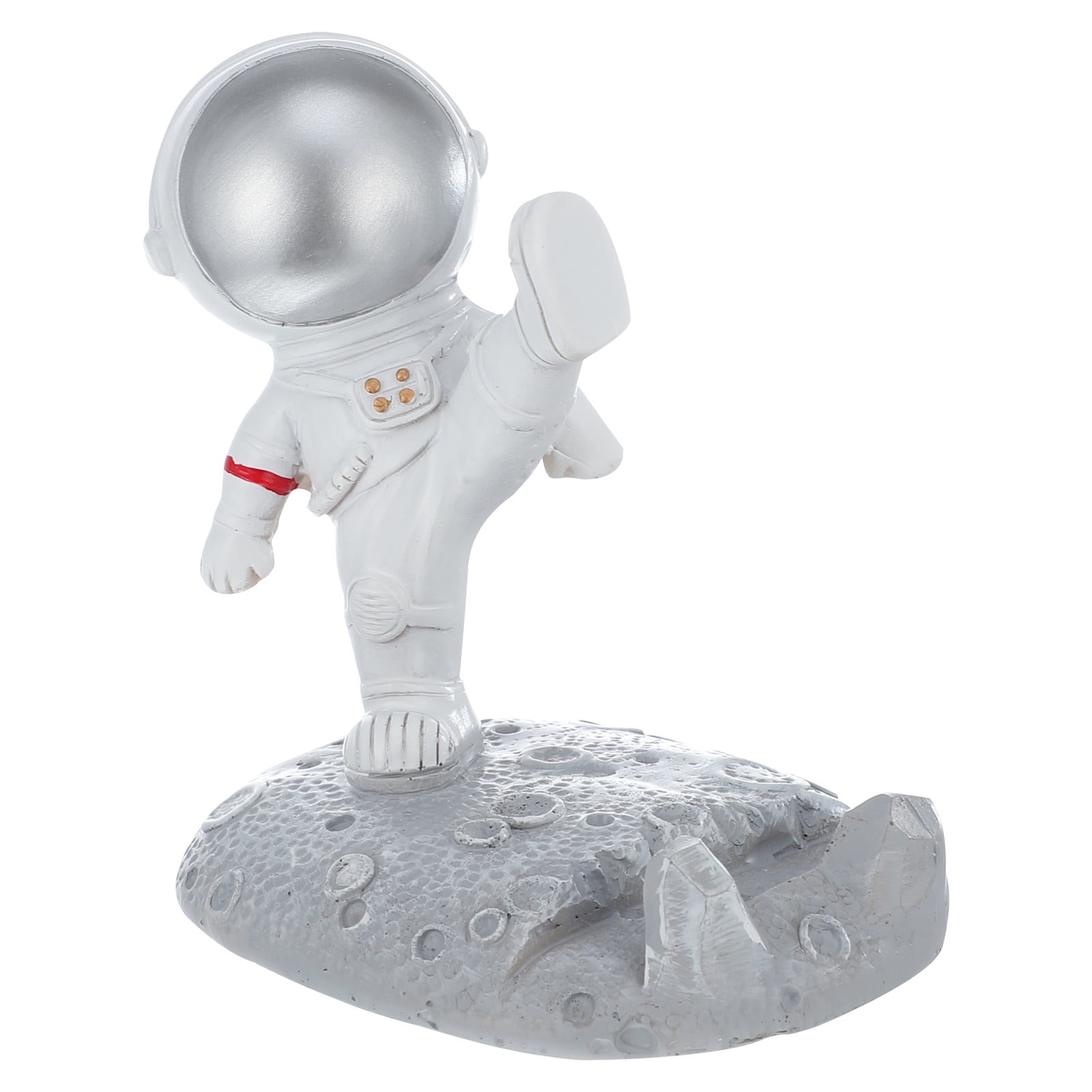 Astronaut Bracket Decor Spaceman Shape Phone Holder Resin Phone Rack ...