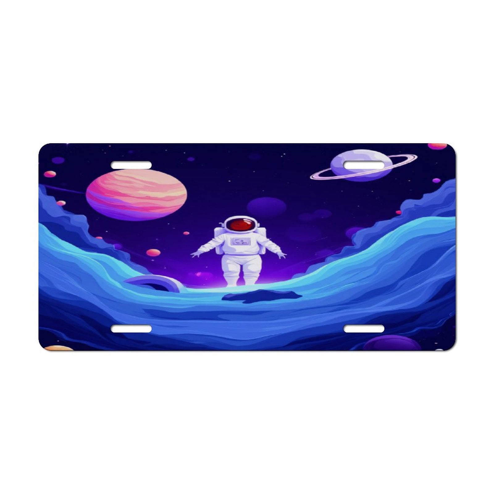 Astronaut Cosmic Adventure-1 License Plate Lightweight Aluminum ...